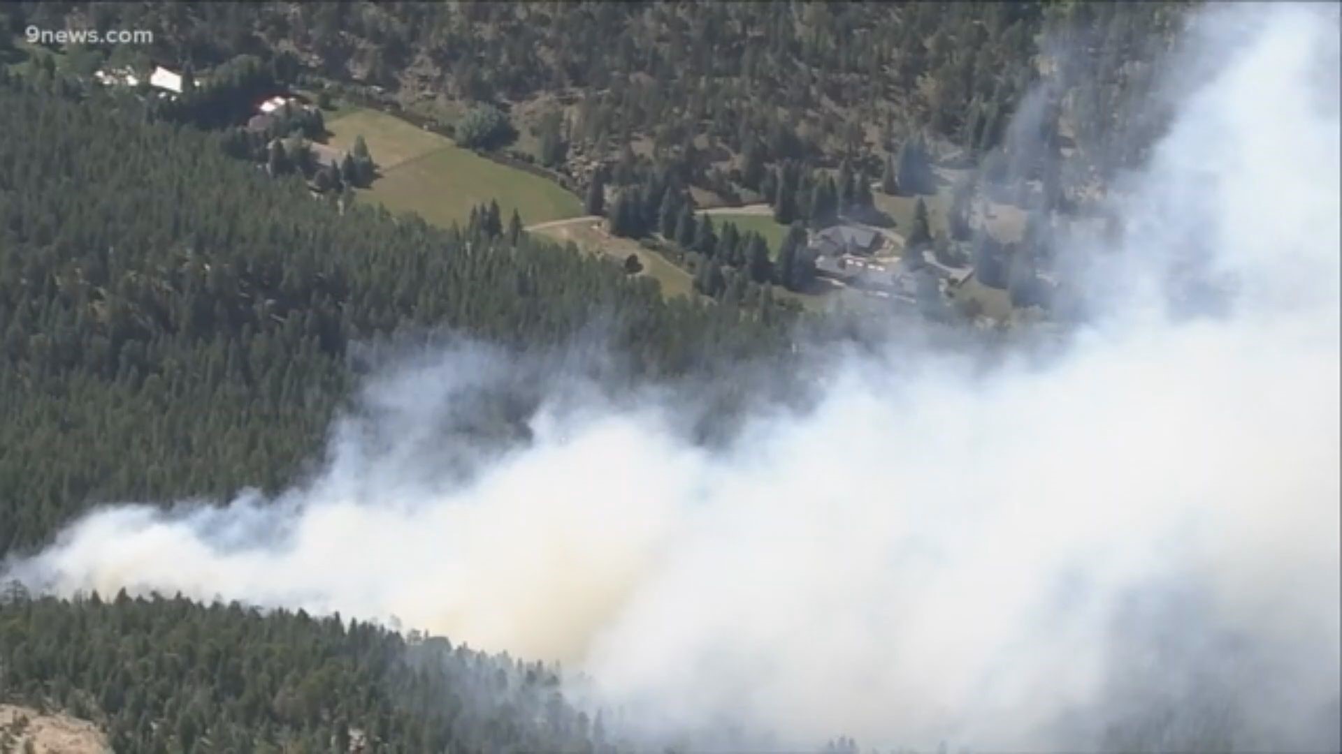PHOTOS: Evacuations issued as wildfire burns near Evergreen | 9news.com