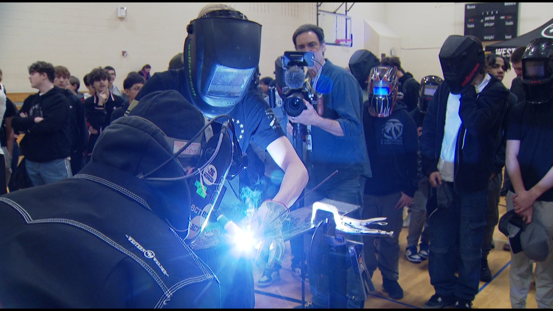 Students interested in blue-collar trades get hands-on experience ...