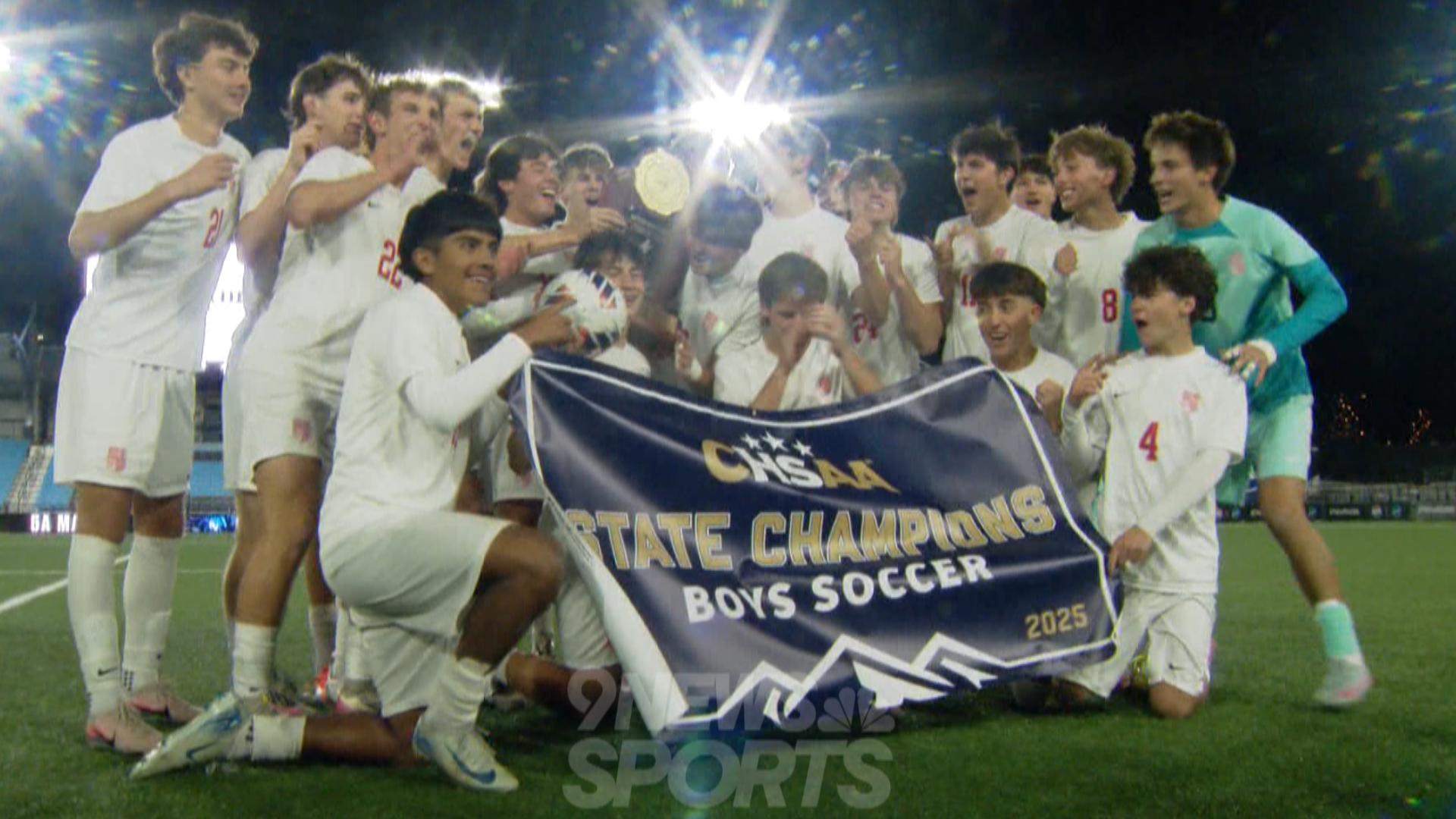 Regis Jesuit crowned 5A Boys Soccer CHSAA State Champion | 9news.com