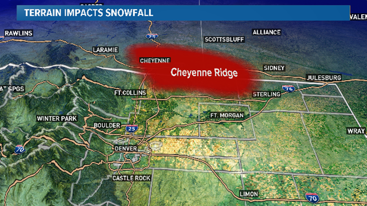 How wind and terrain impact Colorado's snow formation | 9news.com
