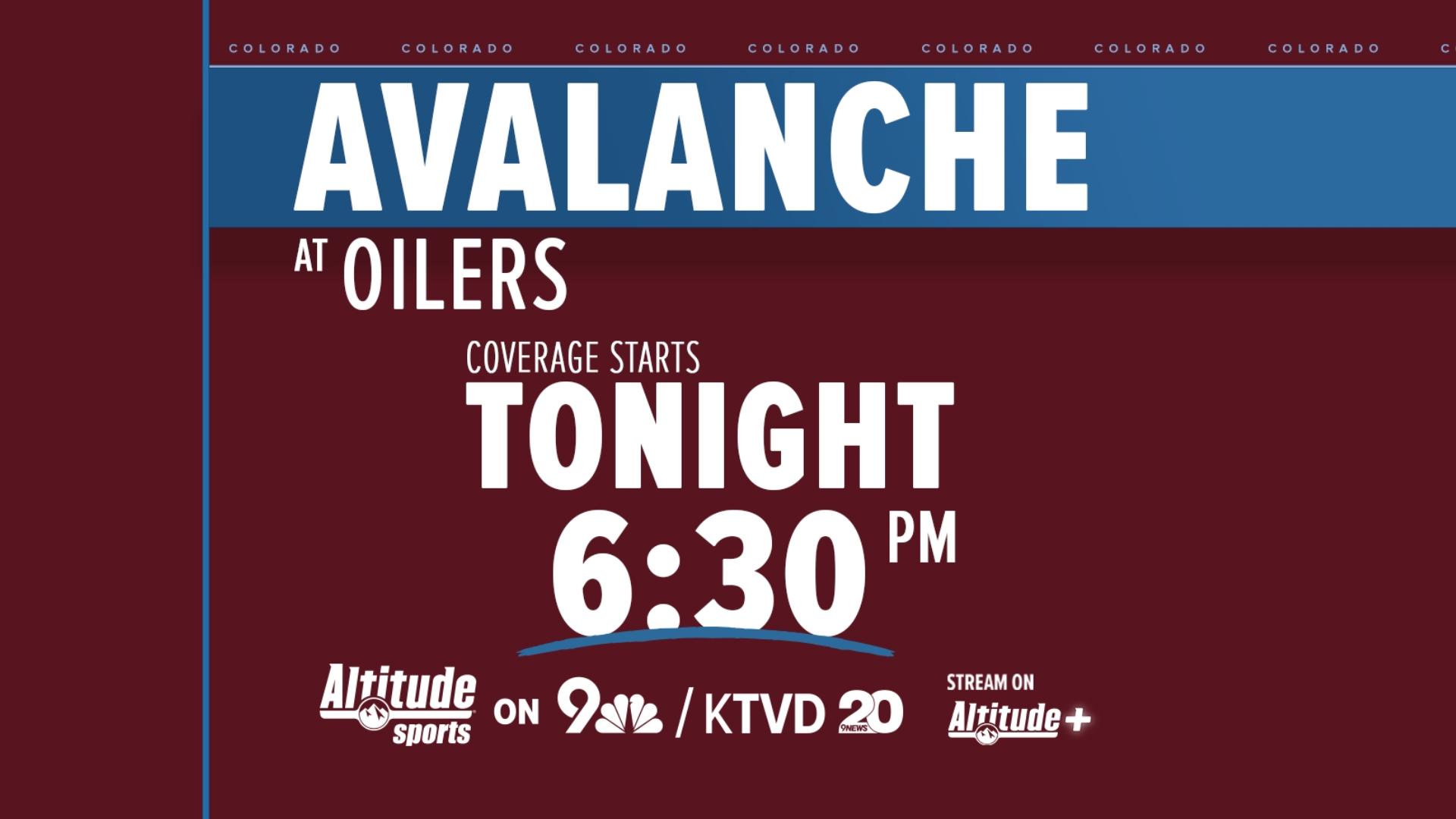 Avalanche at Oilers: How to watch the TV broadcast for free on 9NEWS in ...