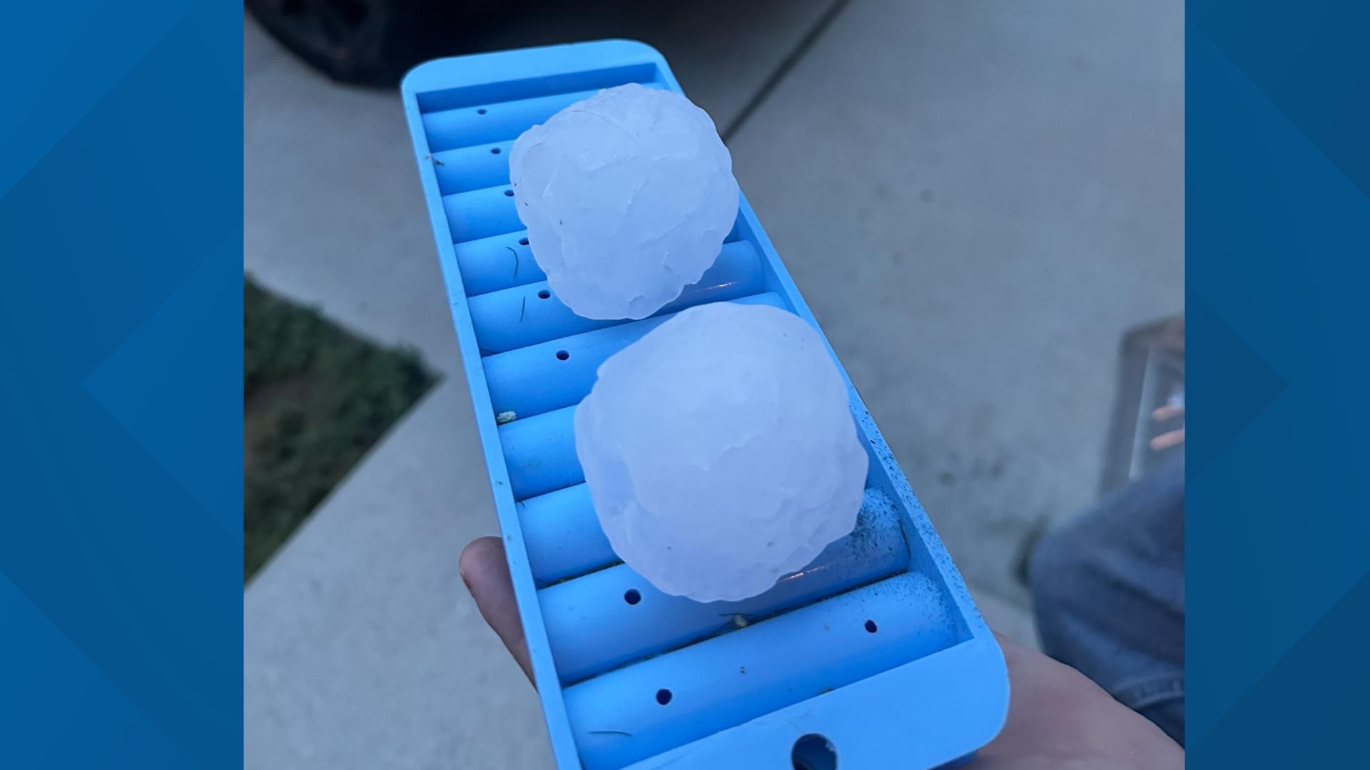 Photos: Severe storms bring large hail to northern Colorado | 9news.com