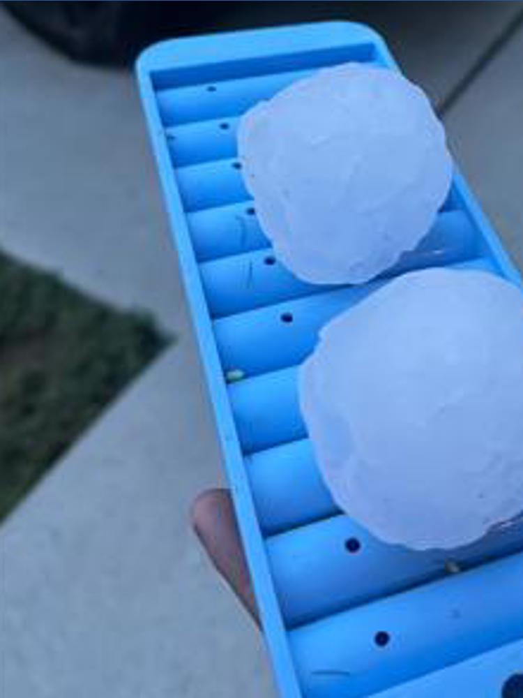 Photos: Severe storms bring large hail to northern Colorado | 9news.com
