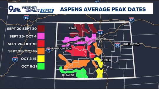 Colorado fall colors: When and where are the best yellow leaves ...