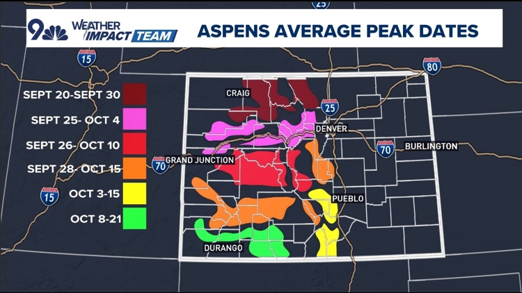 Colorado fall colors: When and where are the best yellow leaves ...