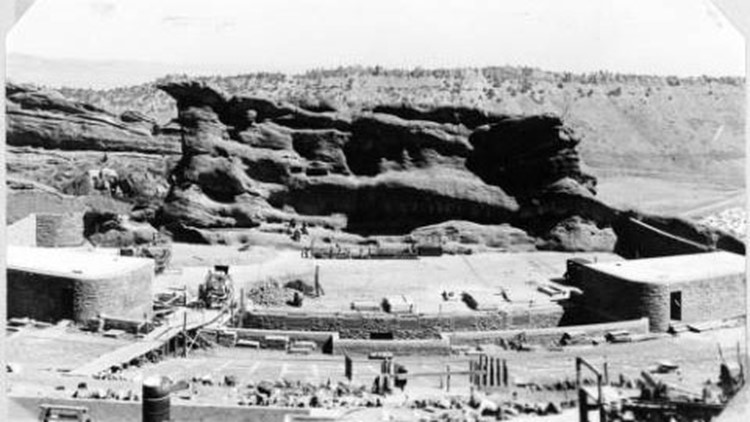 Red Rocks, Colorado history, vintage photos | 9news.com