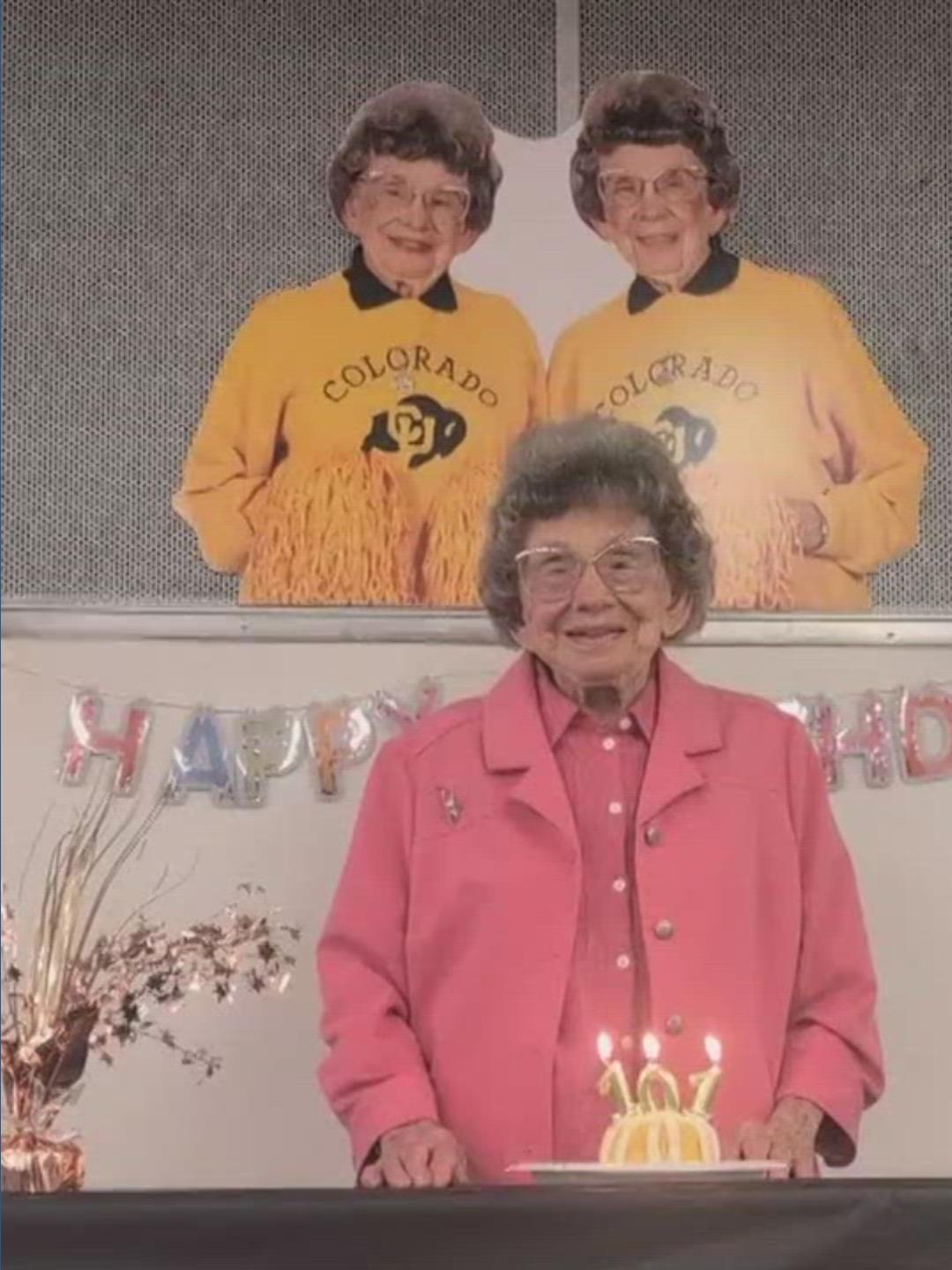 Colorado Buffaloes superfan Peggy Coppom turning 100 | 9news.com