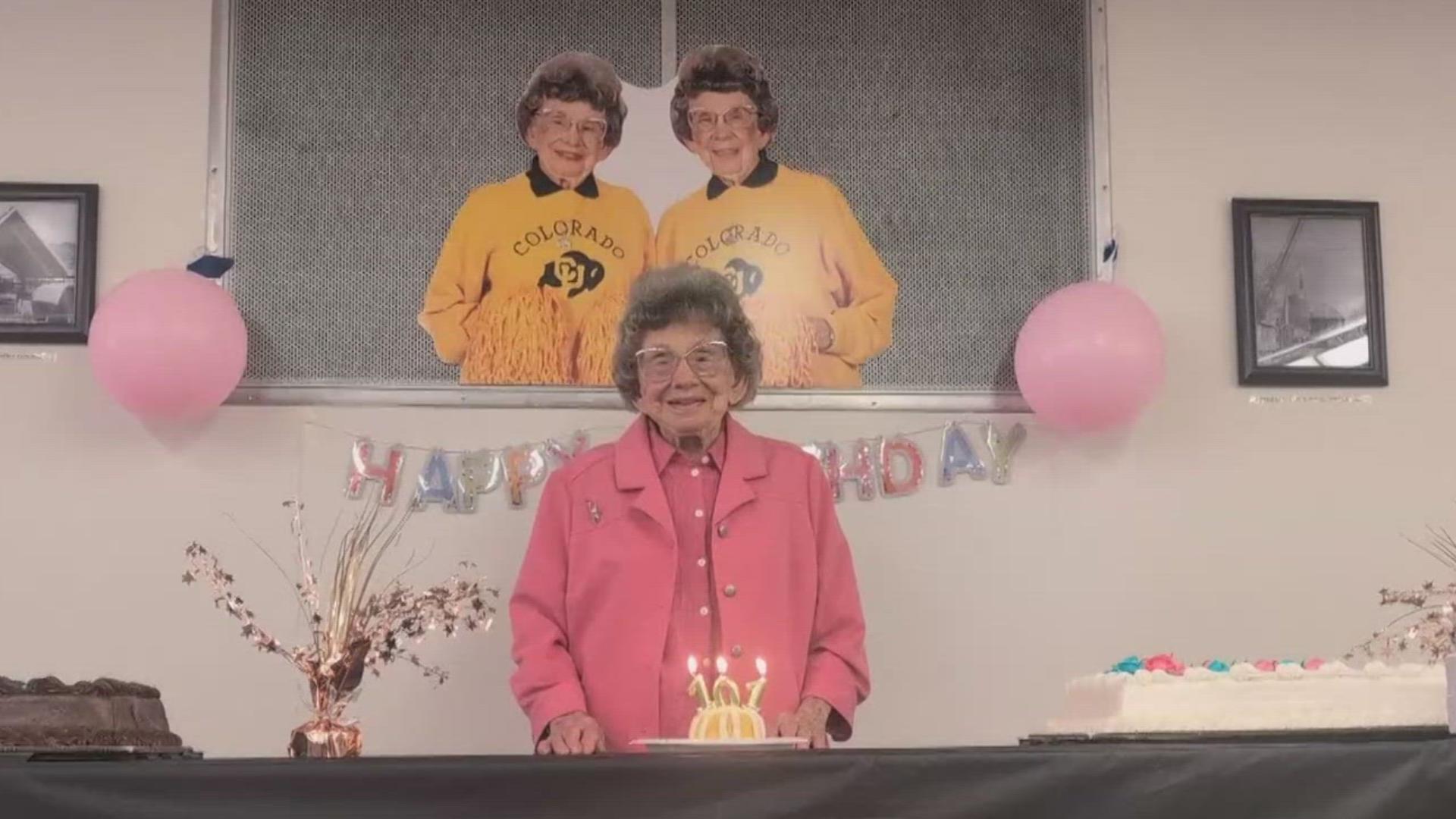 Colorado Buffaloes superfan Peggy Coppom turning 100 | 9news.com
