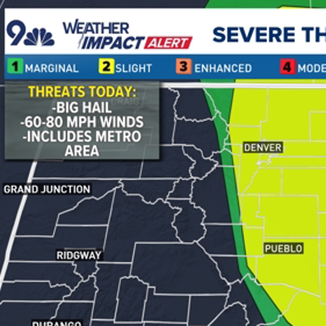 Denver forecast: Severe thunderstorms hit Colorado with large hail risk ...