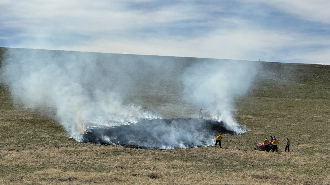 Crews extinguish several small fires on Lakewood golf course | 9news.com