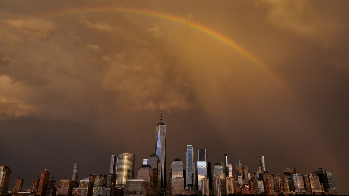 Rainbows appear in NYC sky on 9/11 anniversary | 9news.com