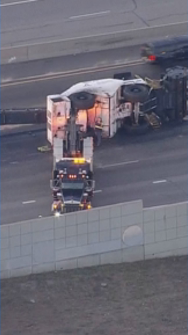 SB I-25 back open after construction equipment blocked roadway for ...