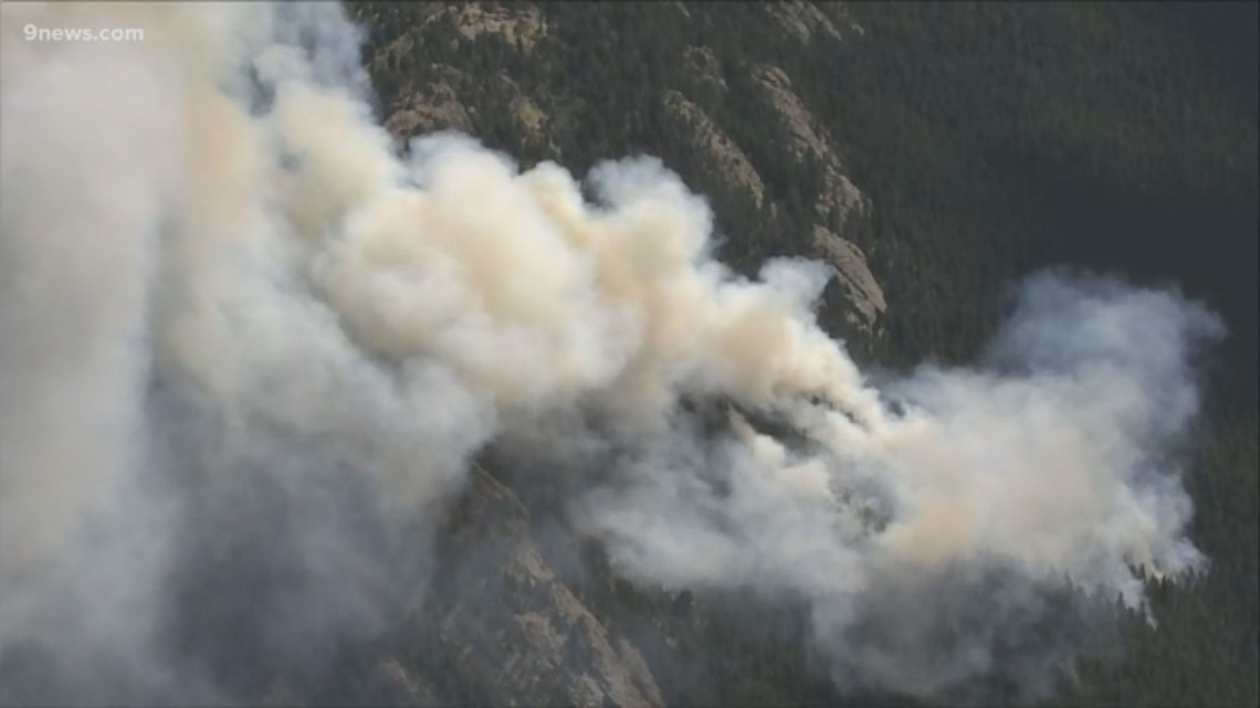 PHOTOS: Evacuations issued as wildfire burns near Evergreen | 9news.com
