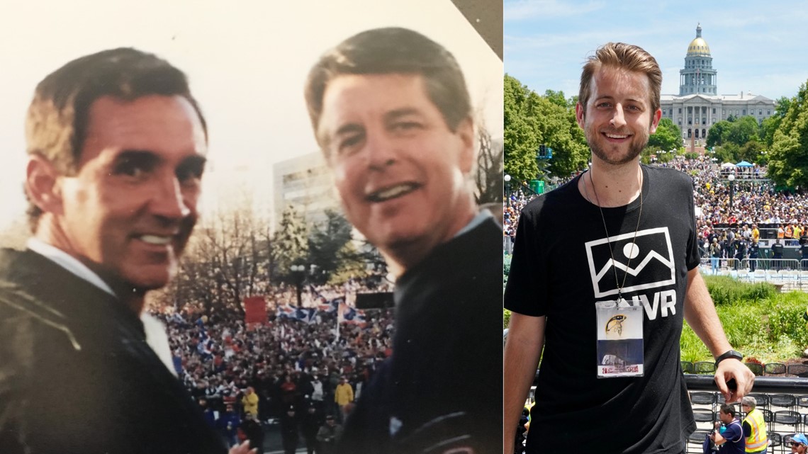 Ed Greene and his son Ryan cover sports parades 25 years apart | 9news.com