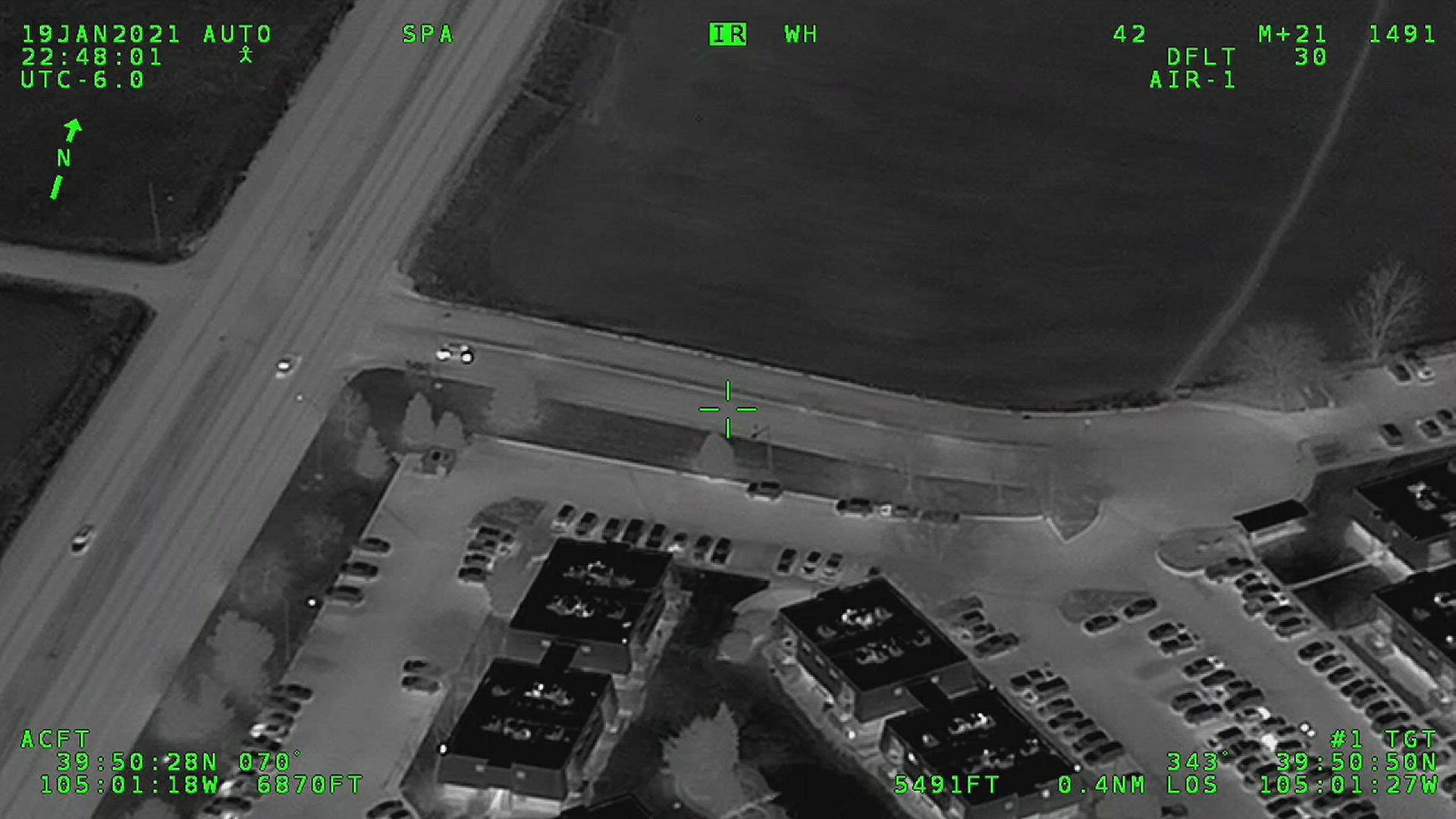 Helicopter Police Chase