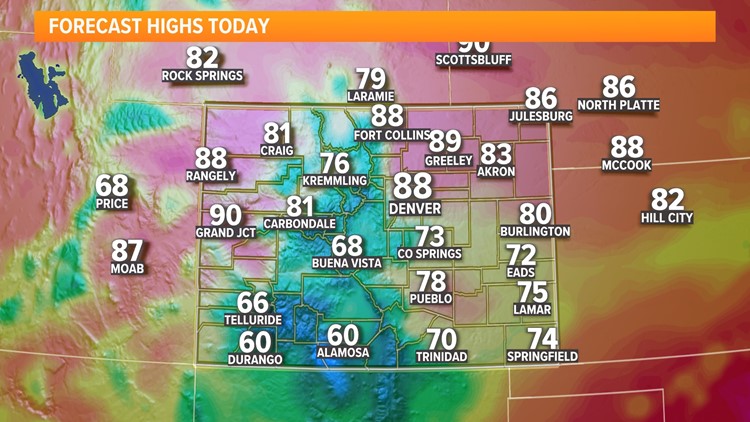 Denver, Colorado, front range weather forecast | 9news.com