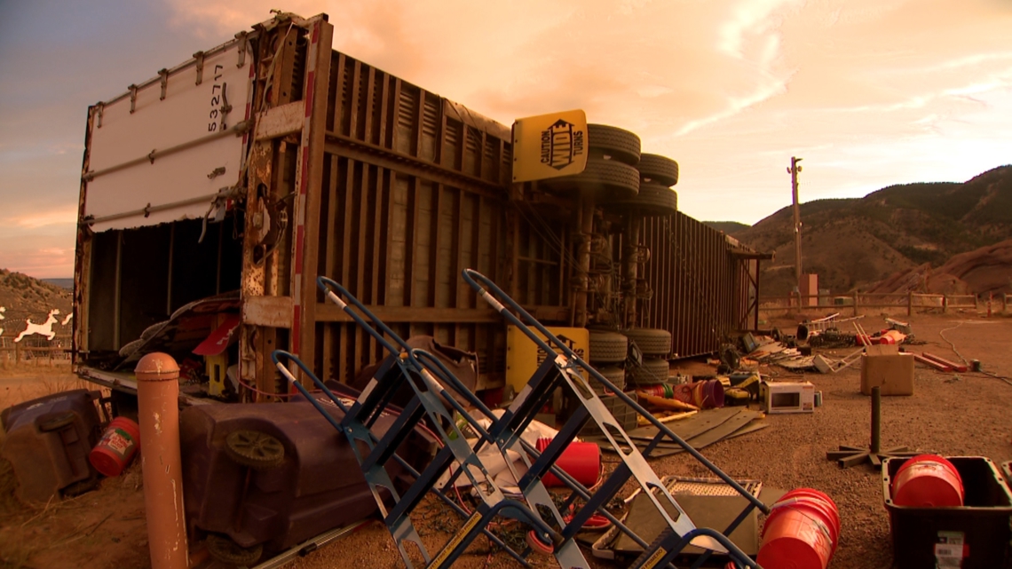 Severe wind damage halts Red Rocks 'Christmas in Color' repairs ...