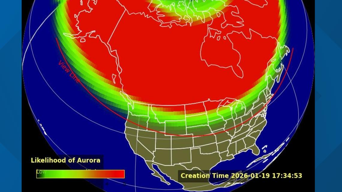Northern lights could be on display in Colorado on Monday | 9news.com