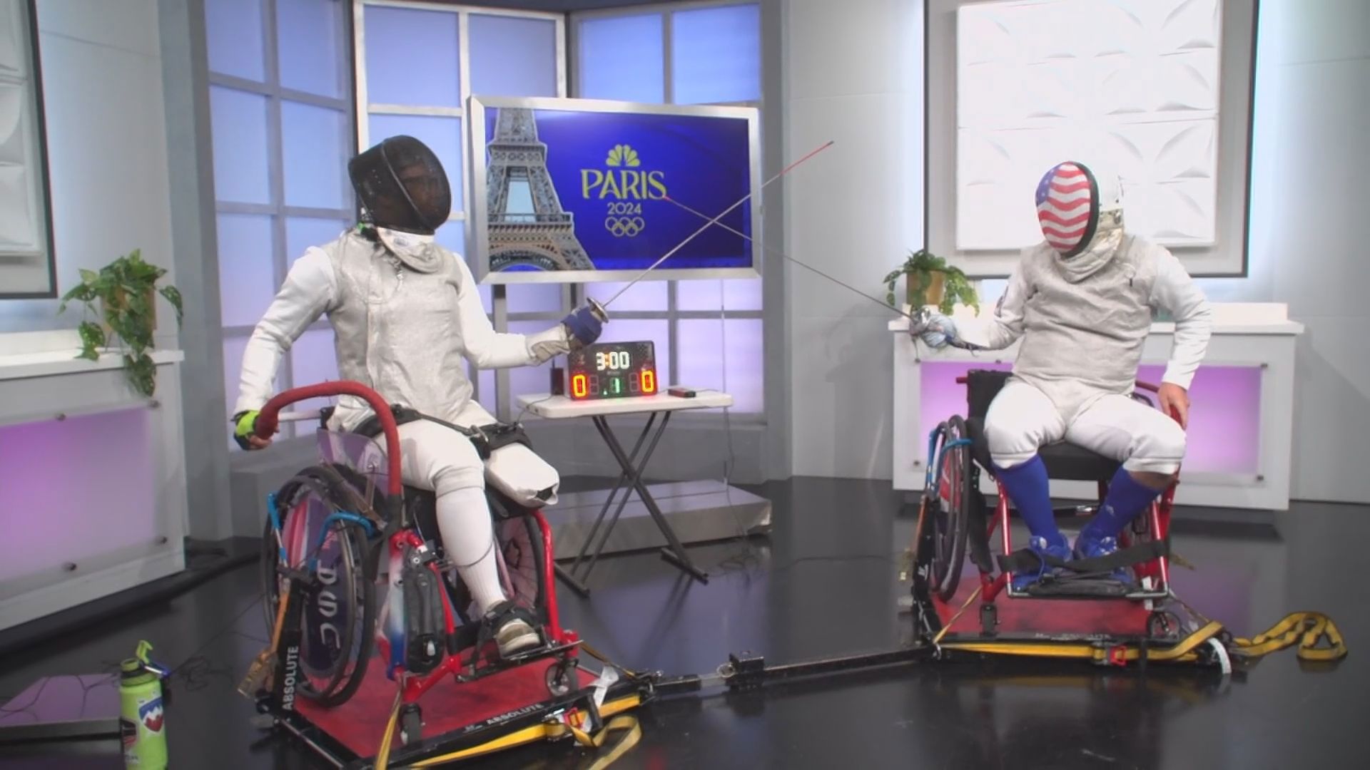 Trying out fencing ahead of the Paris Olympics | 9news.com