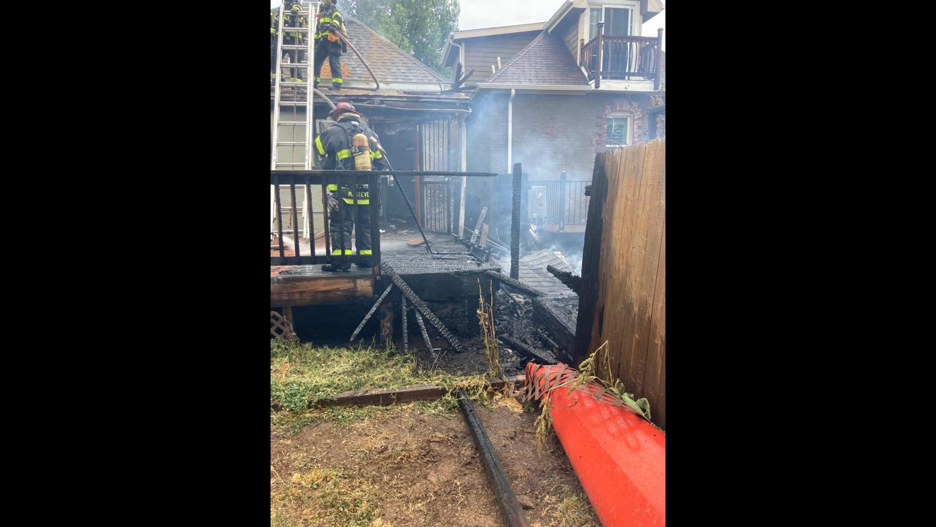 Firefighter injured in collapse while fighting Denver house fire ...