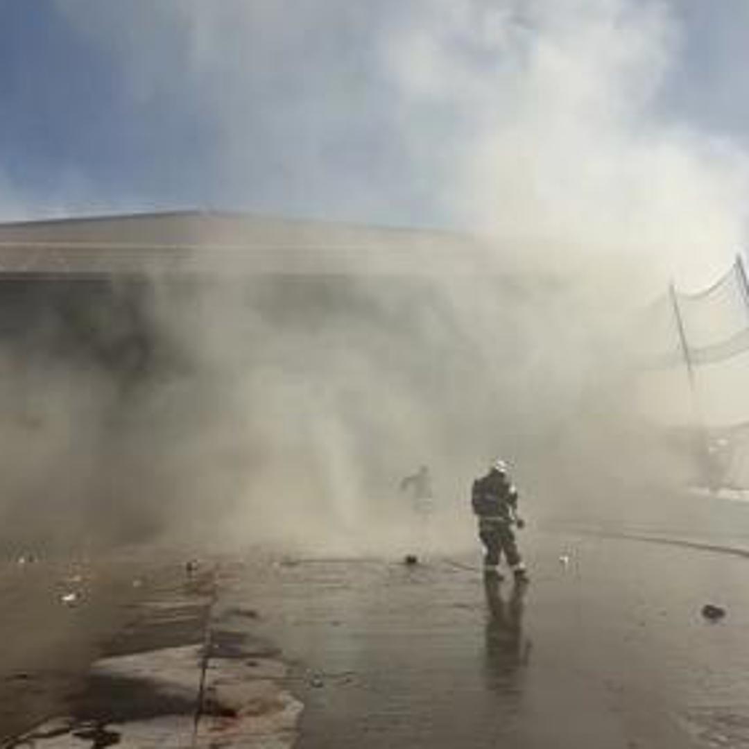 Building at trash facility near Colorado refinery catches fire | 9news.com