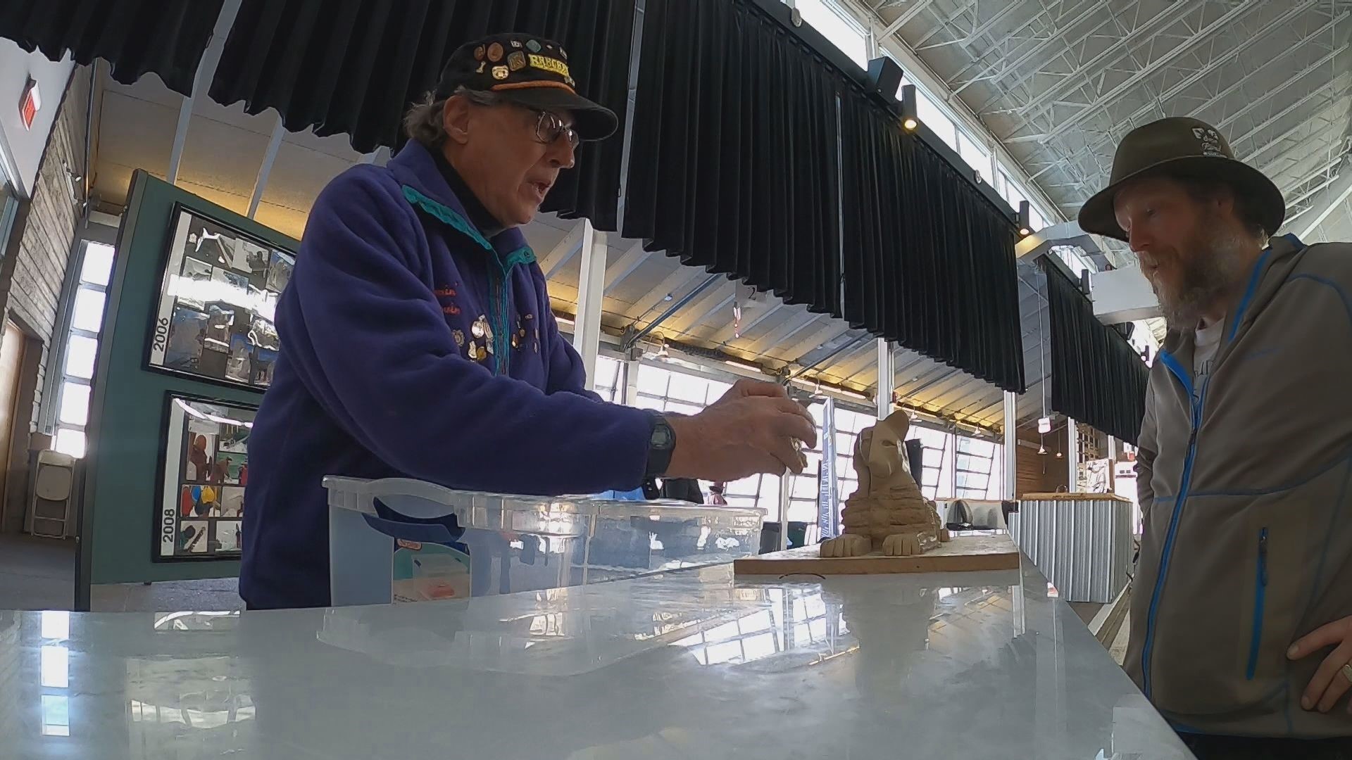 Colorado snow artist tries to prove theory about Great Sphinx | 9news.com