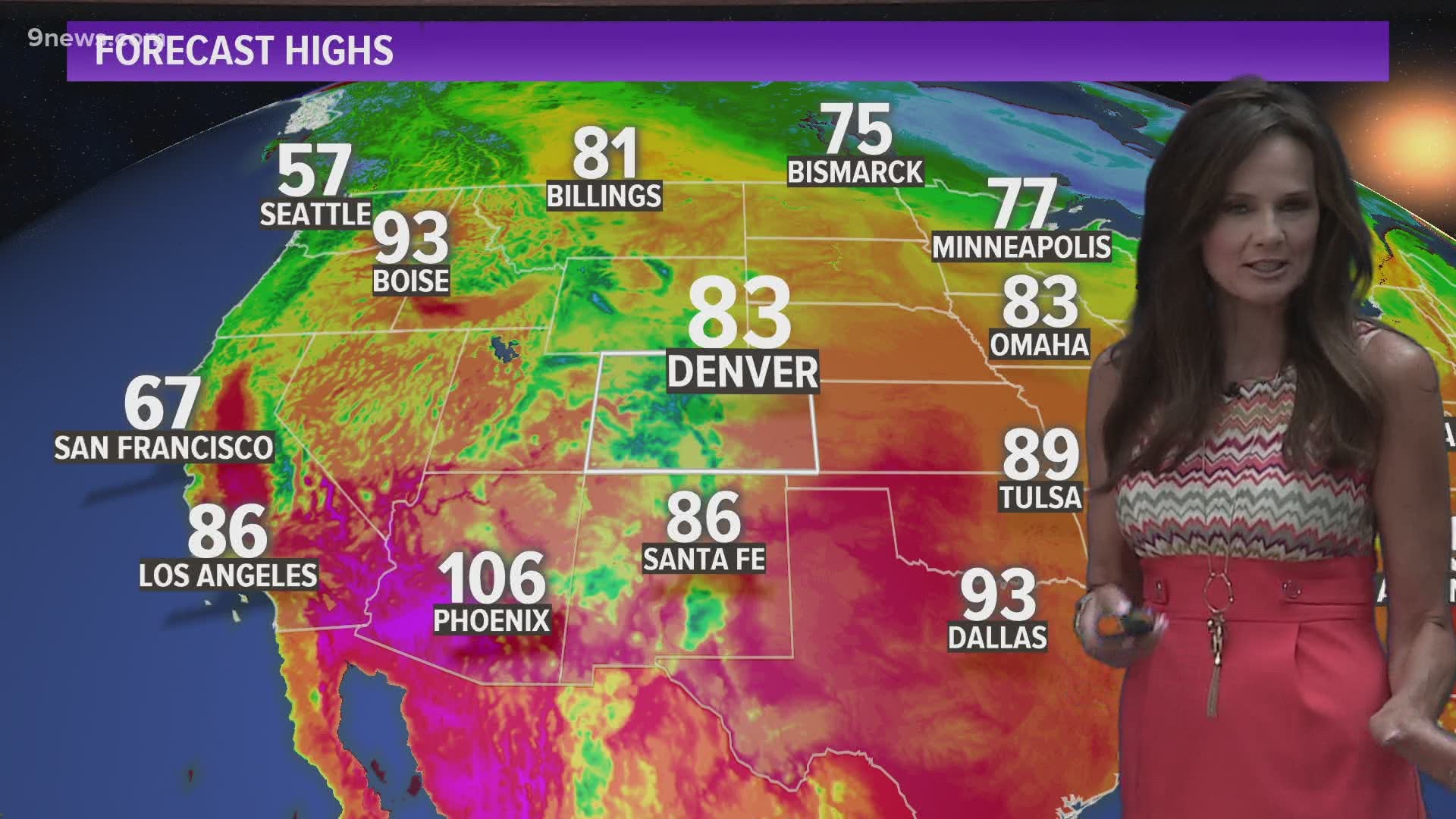 Denver, Colorado, Front Range weather forecast | 9news.com