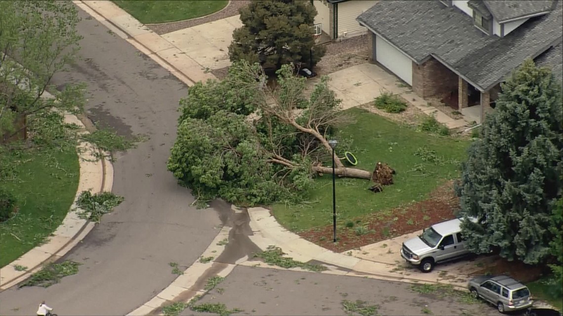 Tornado causes damage in Highlands Ranch, Colorado | 9news.com