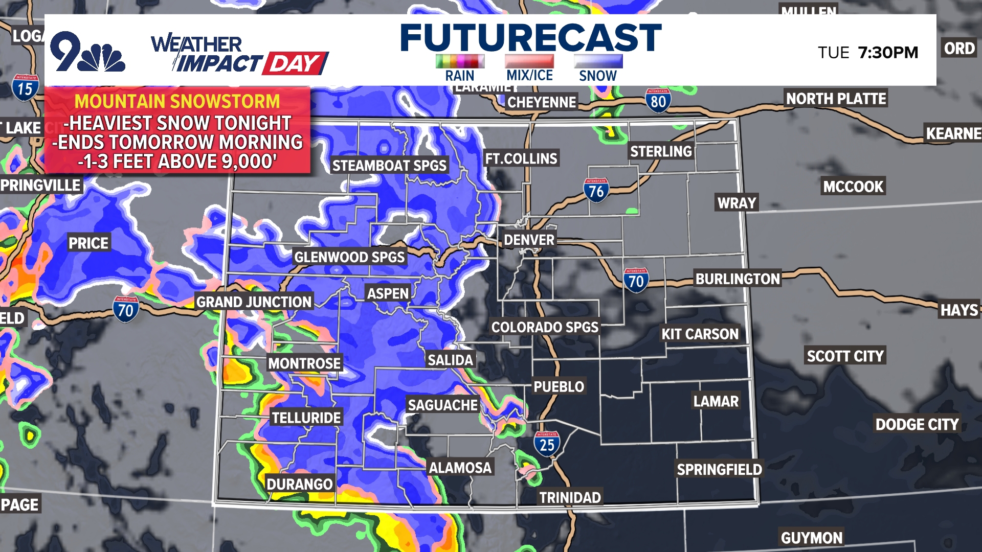 ¿Caerá nieve en Colorado antes del Día de Acción de Gracias? | 9news.com