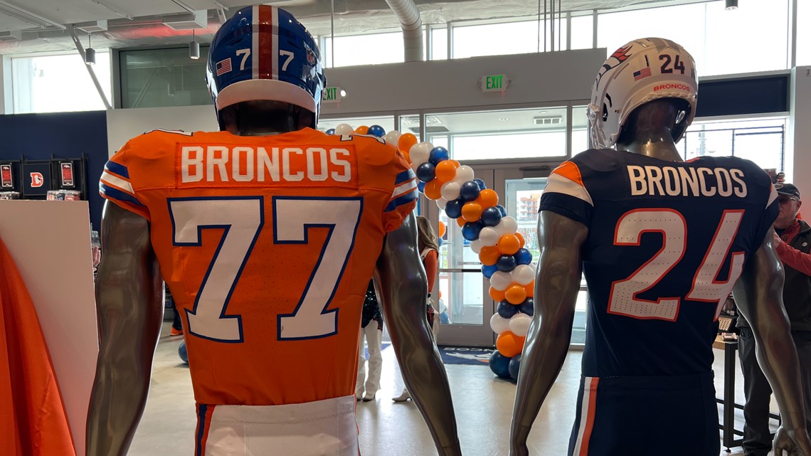 Broncos announce 2024 schedule for new uniforms, helmets | 9news.com