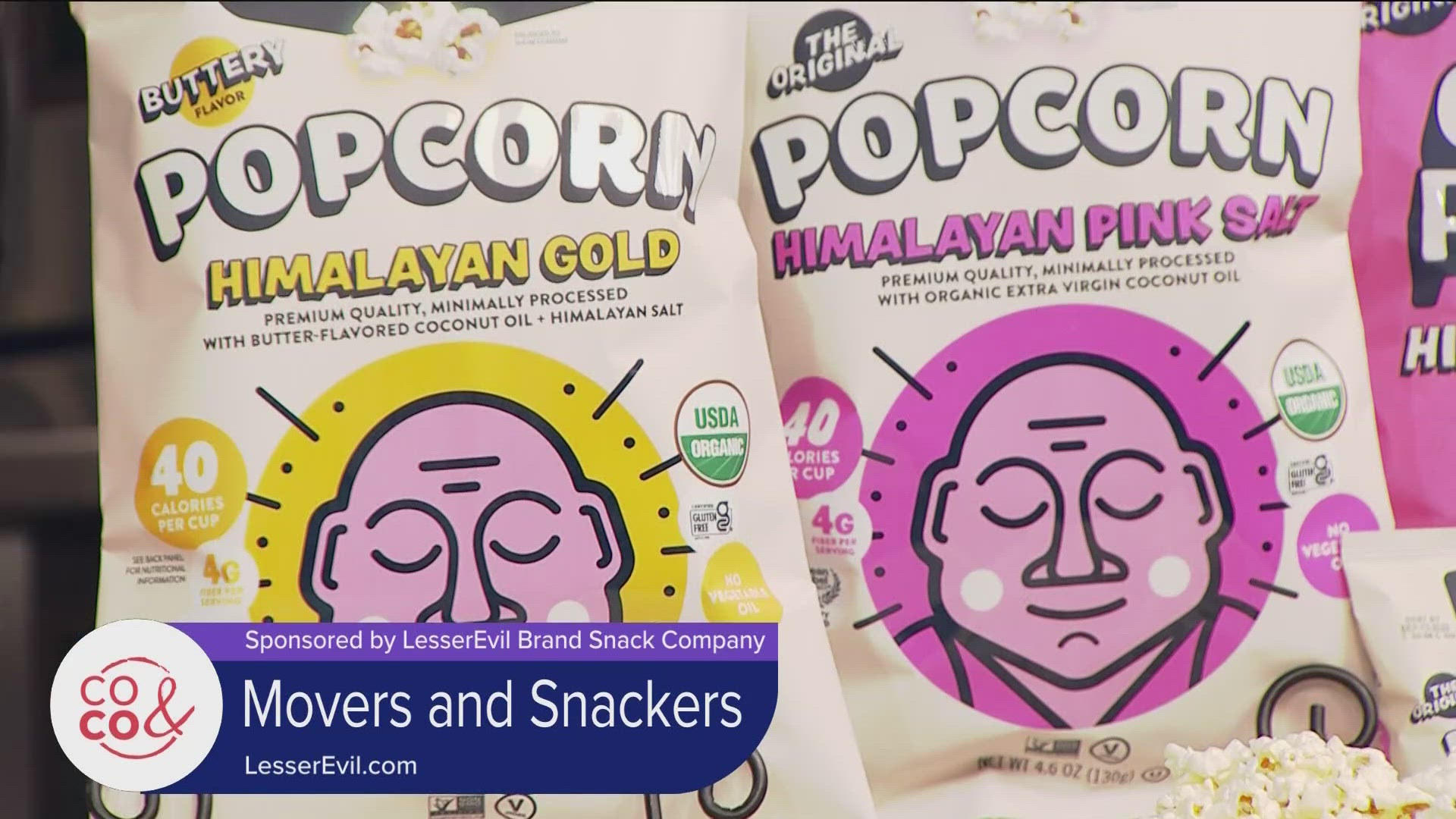 Snack In a Deliciously Evil Way with LesserEvil Popcorn | 9news.com