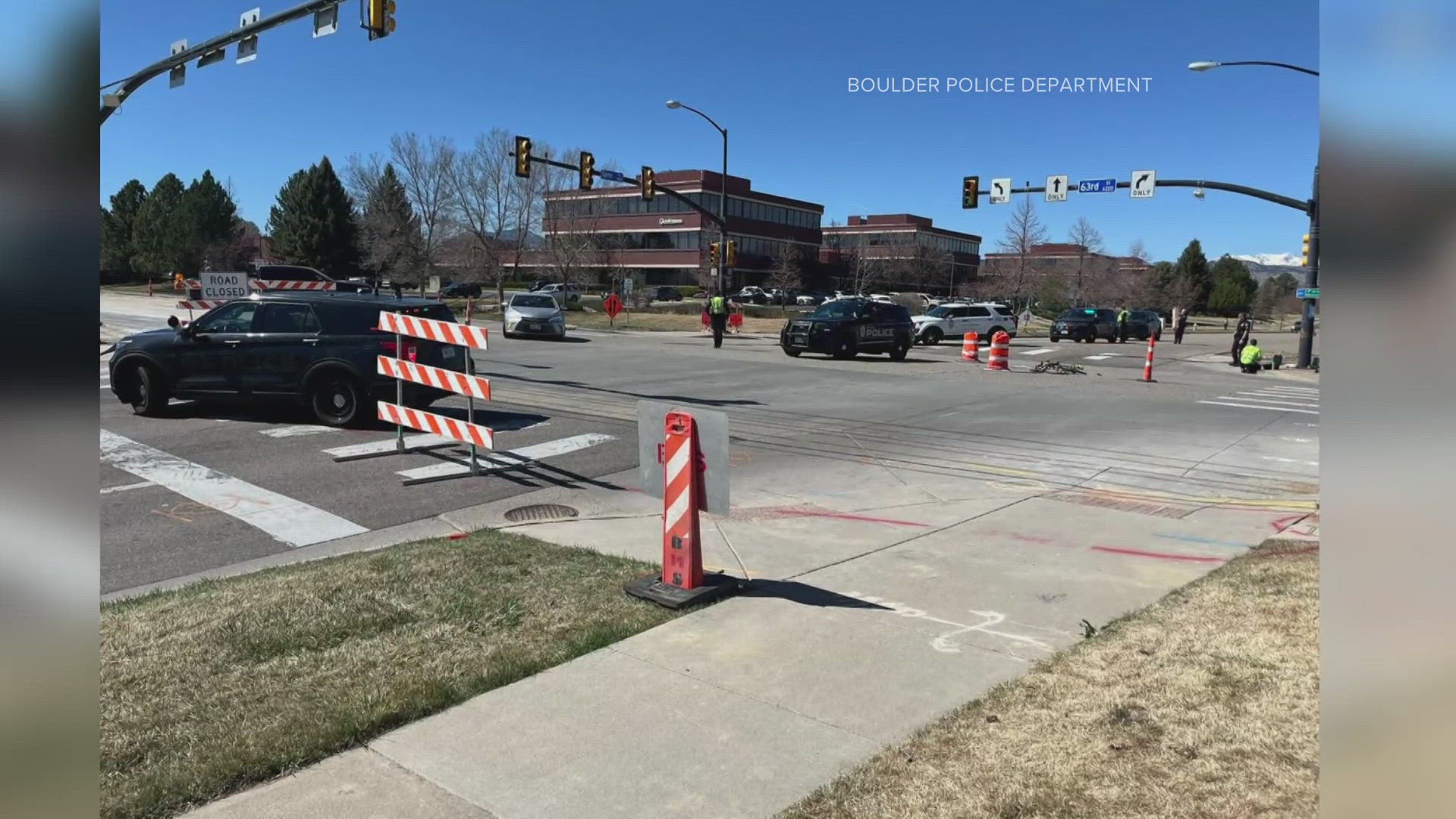 63rd Street & Spine Road crash in Boulder injures cyclist | 9news.com