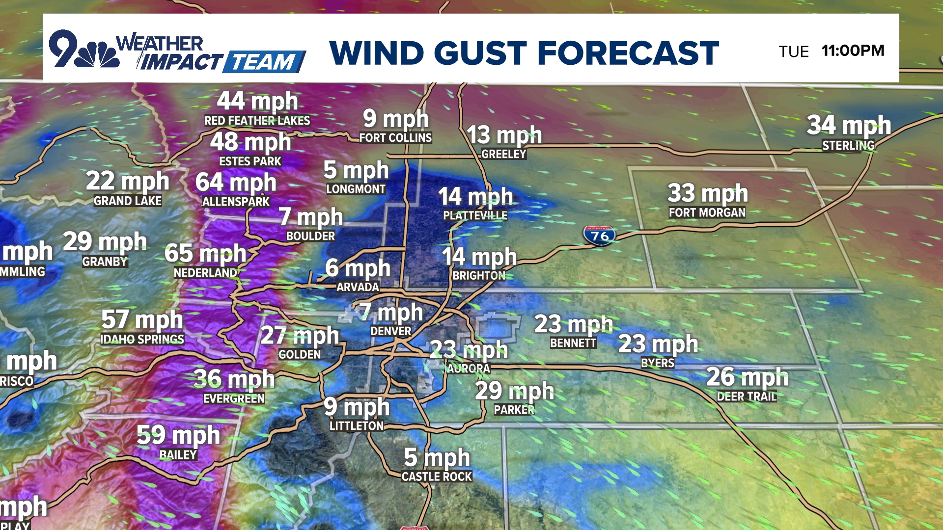 Denver, Colorado, Front Range weather forecast | 9news.com