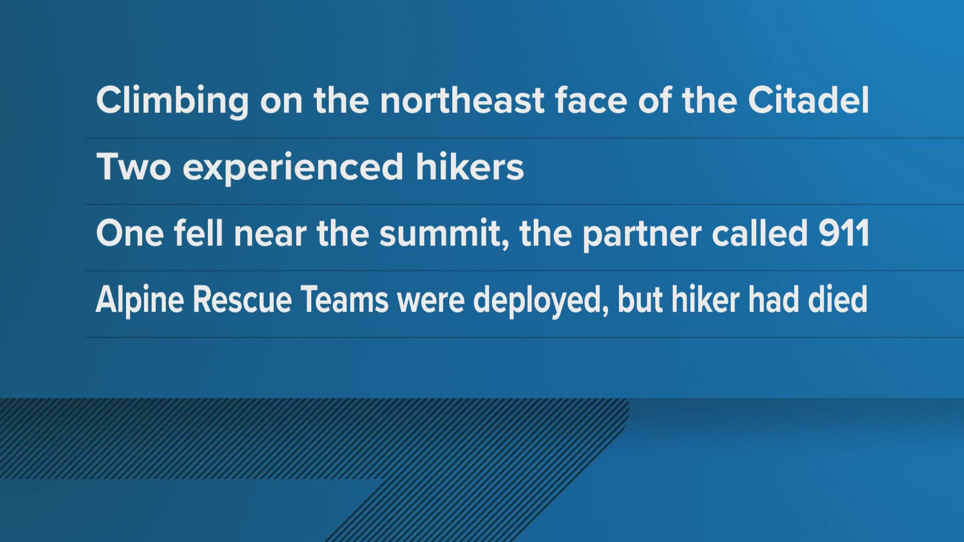 Climber dies after 500-foot fall from Colorado mountain | 9news.com