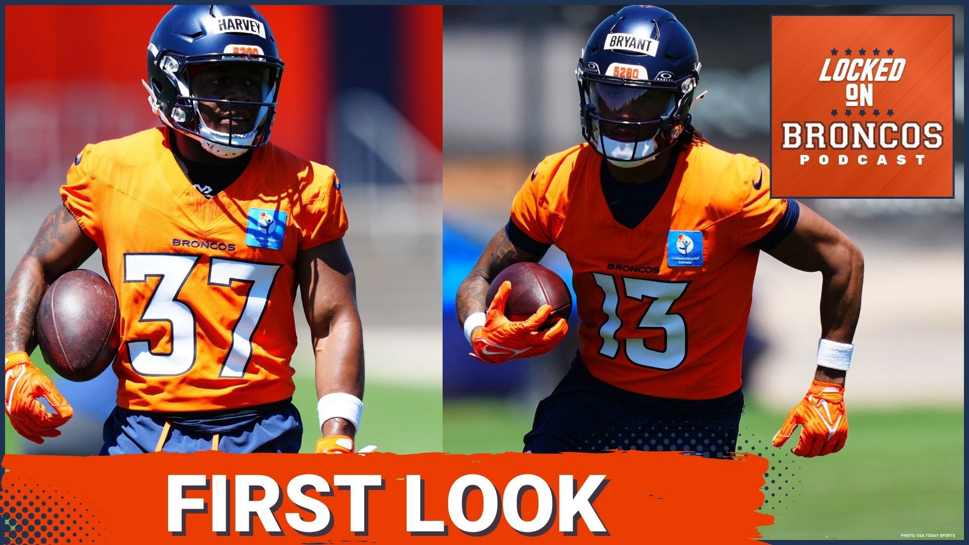 Denver Broncos OTAs: Bo Nix's FIRST Look With RJ Harvey And Pat Bryant | 9news.com