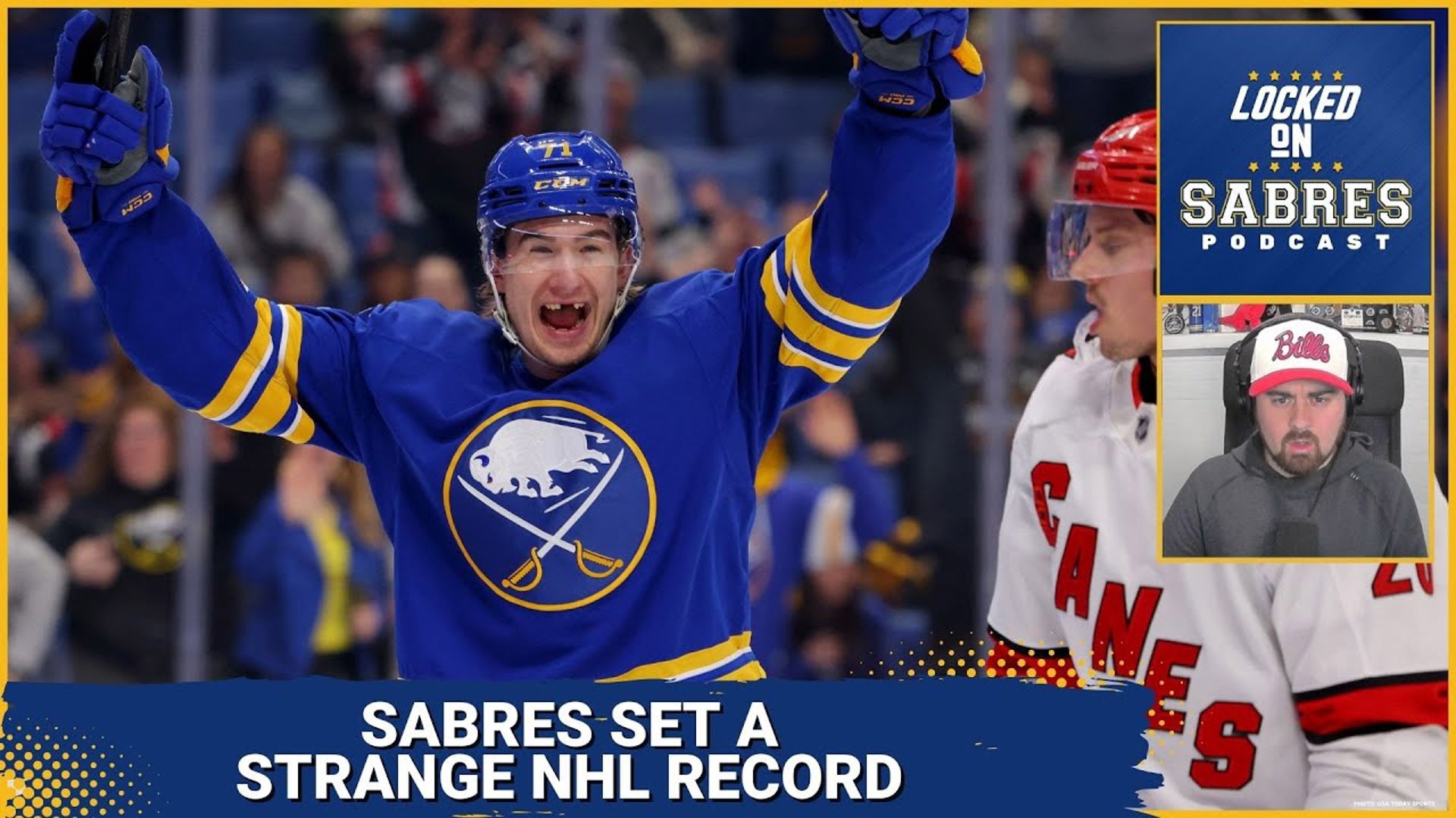 Sabres set a strange NHL record + catching up with Skinner, Mittelstadt ...