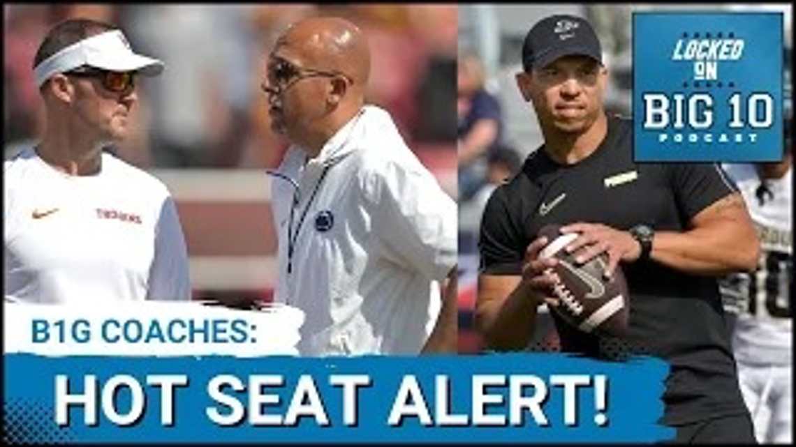 Big Ten Football Coaching Hot Seats; Oregon WR Tez Johnson Injury ...