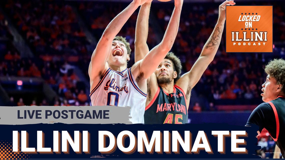 LIVE POSTGAME: lllinois Handle Business vs Maryland in 89-70 Win ...
