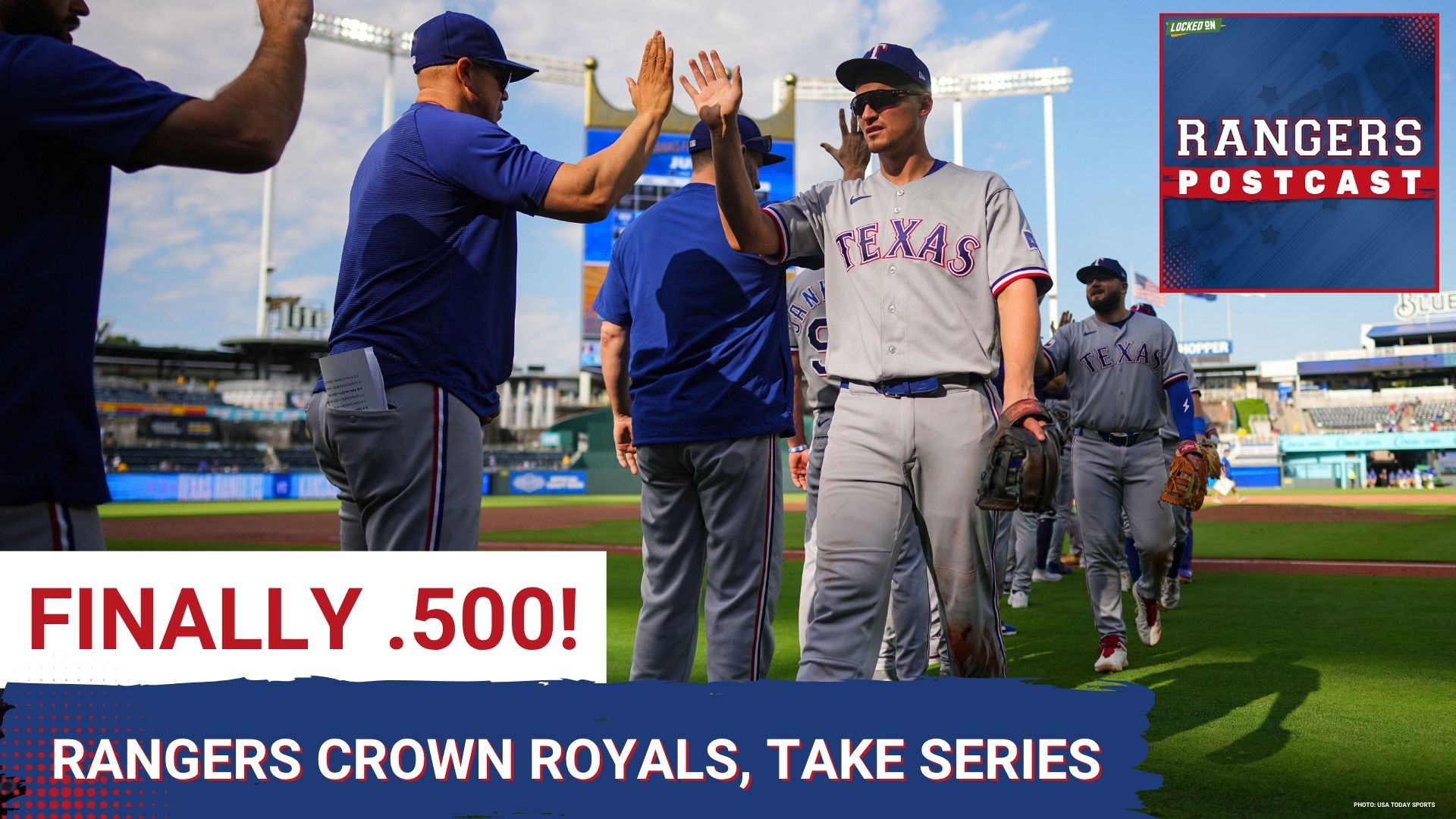 RANGERS POSTCAST: The Rangers FINALLY got back to .500 after taking the ...