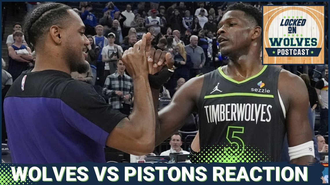 WOLVES POSTCAST: T-Wolves Survive BENDER AT THE CENTER Brawl In Epic Comeback vs Pistons, 123 ...