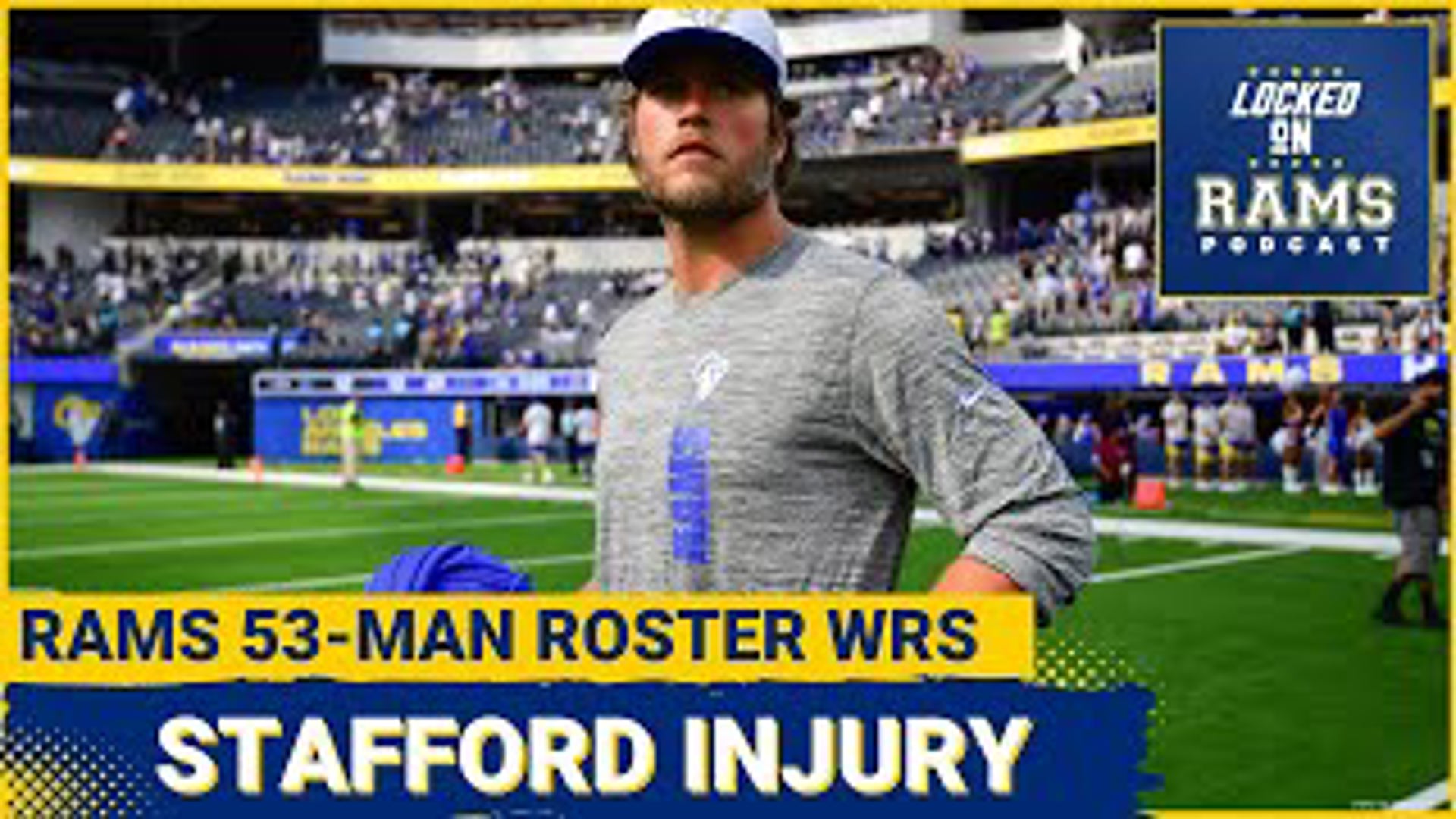 Matthew Stafford Leaves Practice With Hamstring Tightness, Rams 53-Man ...