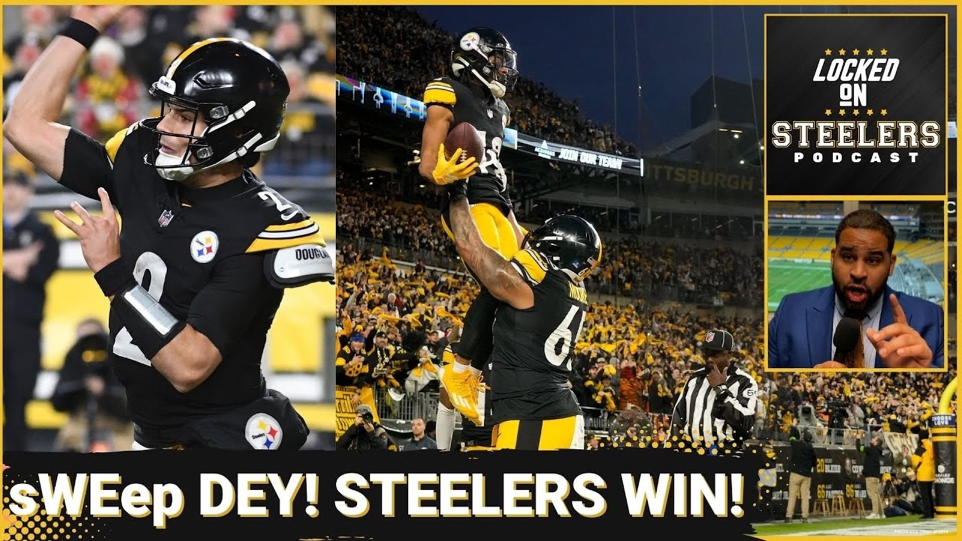Steelers Sweep Bengals with 34-11 Win! | Mason Rudolph and George ...