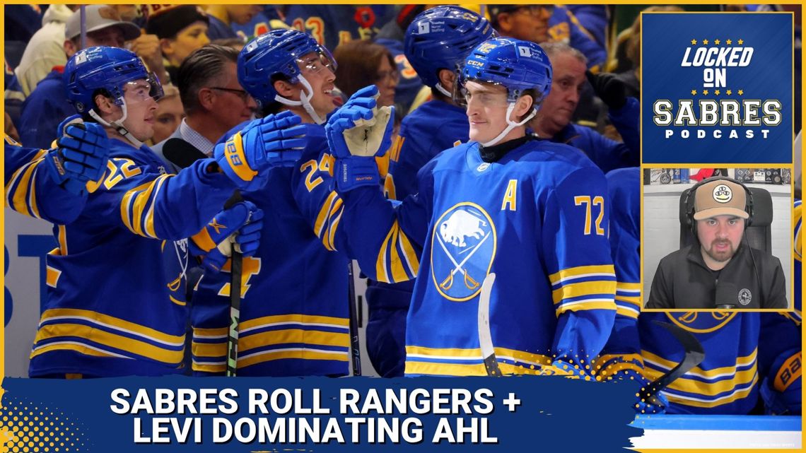 Sabres roll Rangers + Devon Levi dominating AHL | 9news.com