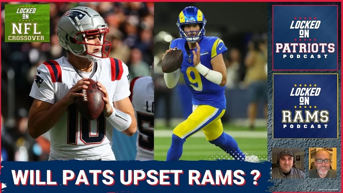 New England Patriots, Los Angeles Rams Crossover: Drake Maye, Matthew ...