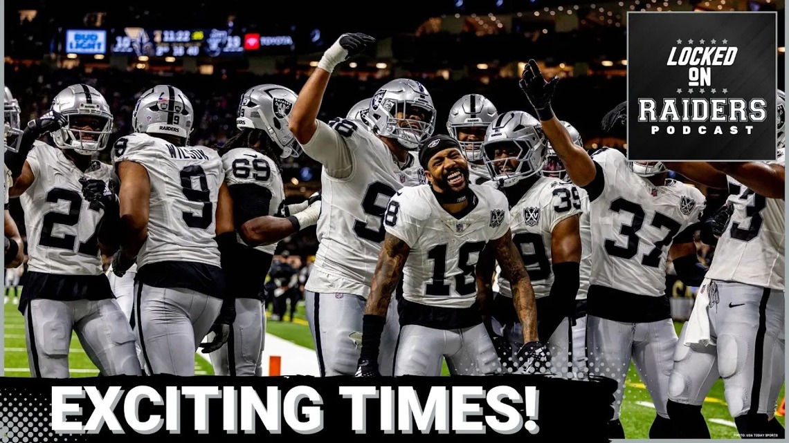 Real excitement for the Las Vegas Raiders from Media Row in New Orleans ...