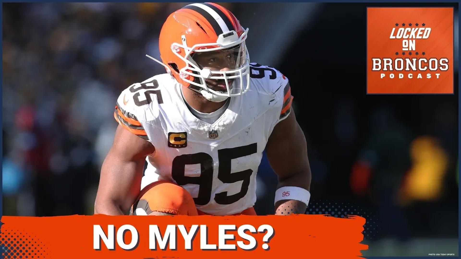 Denver Broncos Should Not Consider Trading For Myles Garrett | 9news.com
