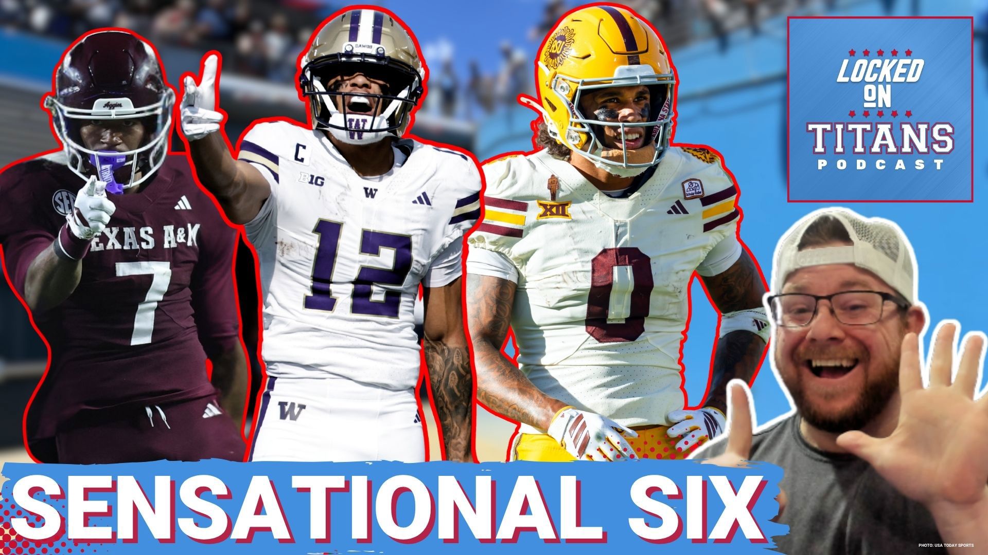 Tennessee Titans SENSATIONAL SIX Elite Wide Receivers in NFL Draft Can ...