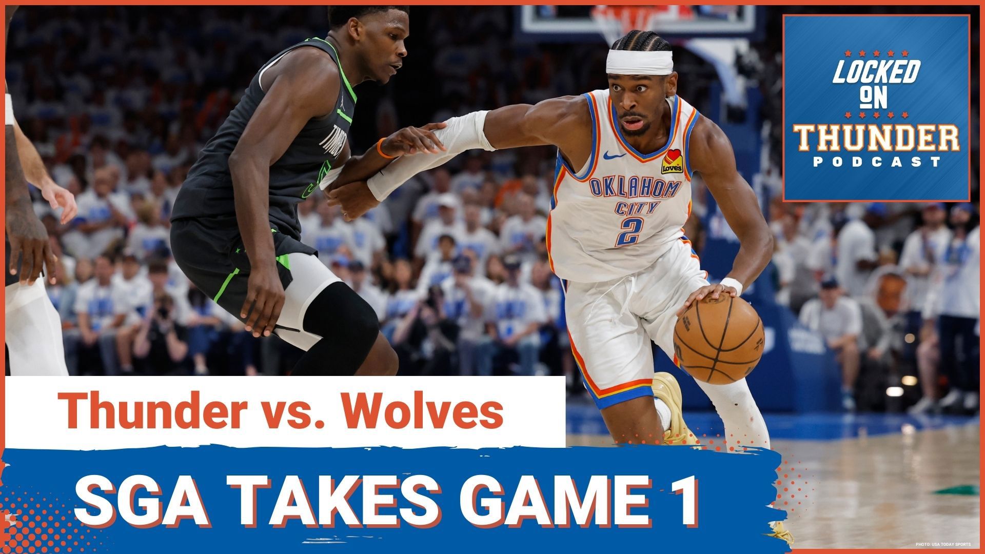 Wolves struggle in second half as Thunder win Game 1 | 9news.com