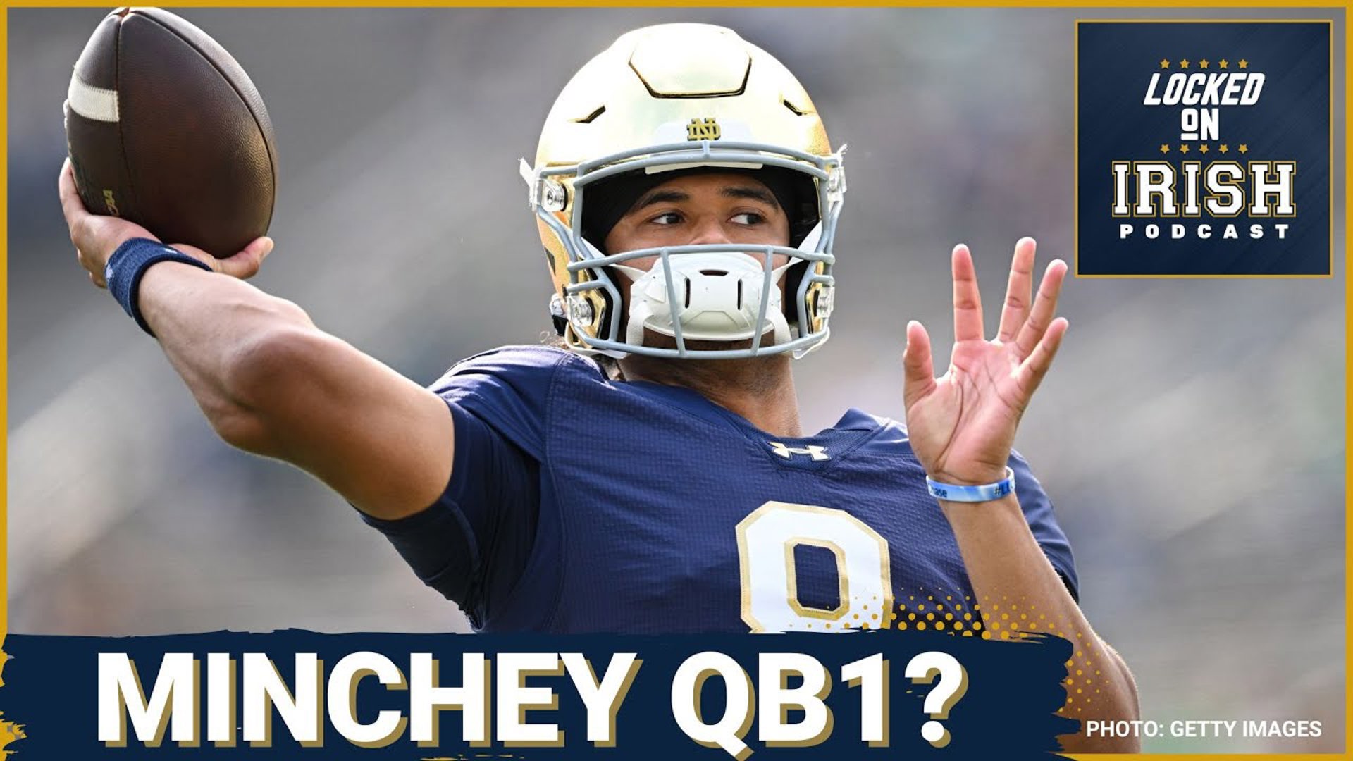 Notre Dame QB Battle: Is Kenny Minchey the future QB1 or the odd man ...