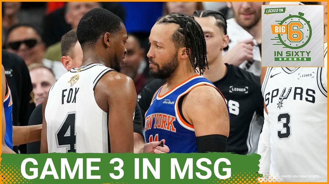 Knicks and Spurs Prepare For CRUCIAL GAME 3 In New York | The Big 6 in ...